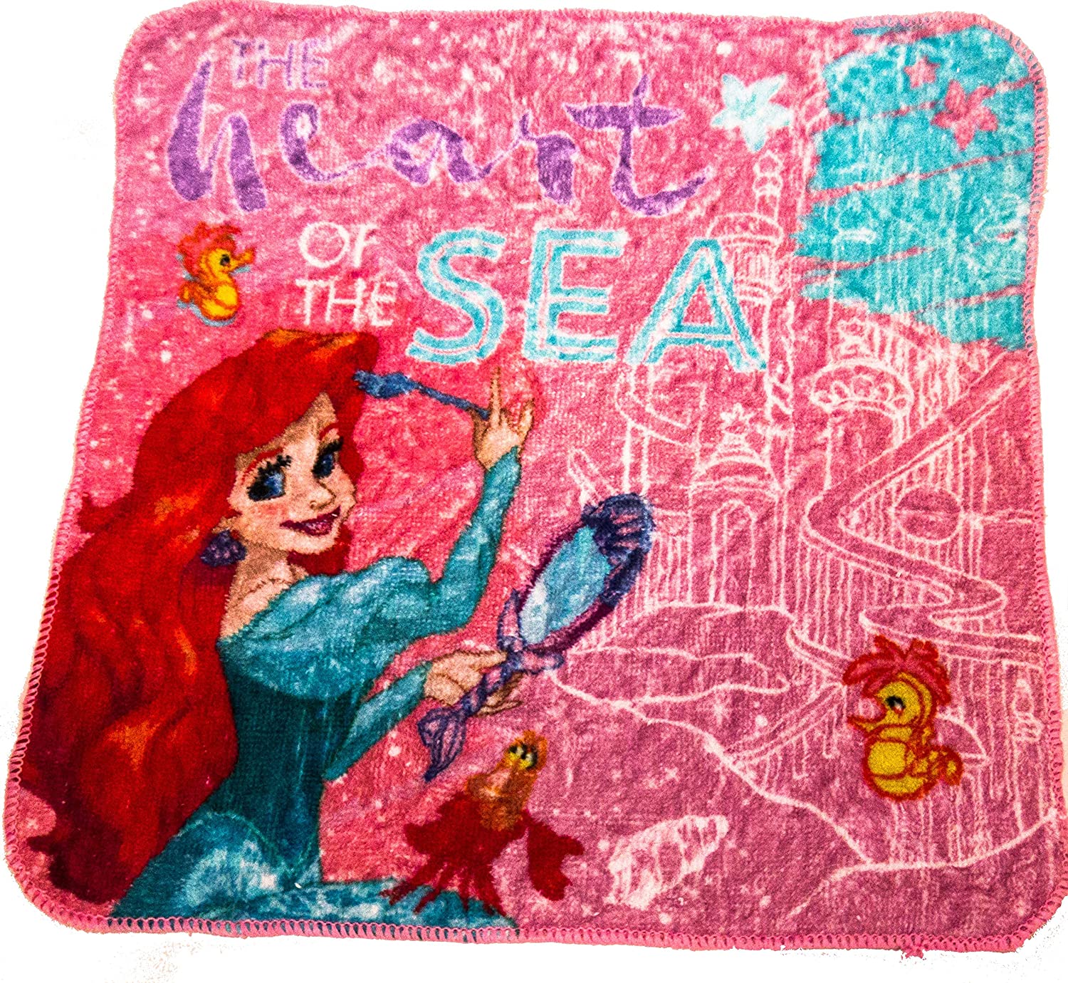 Lex’s Linens Pack of 3 Disney Princess Magic Face Cloths/Disney ...