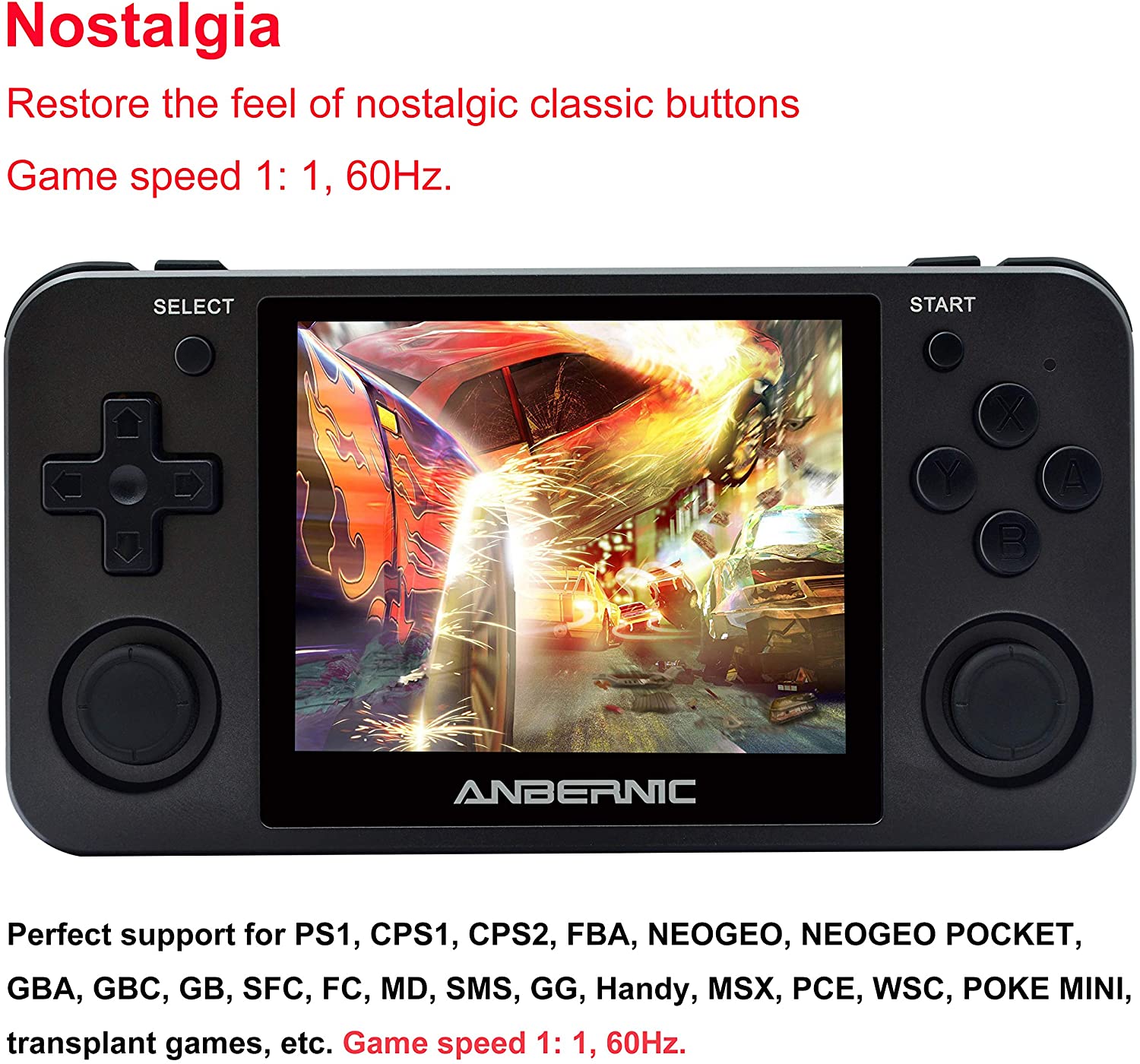 Handheld Game Console , RG350M Retro Game Console OpenDingux Tony ...