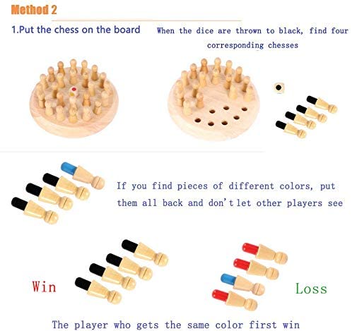 Wooden Memory Chess ,Kids Wooden Memory Match Stick Chess Game,Chess ...