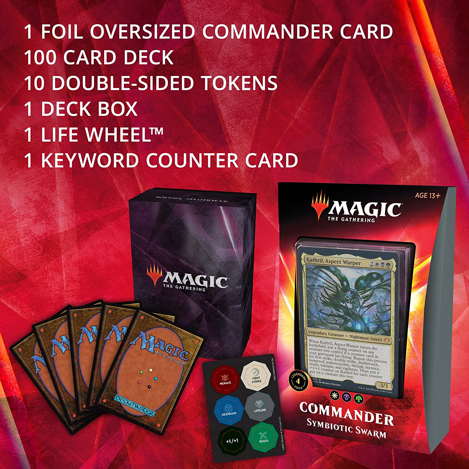 Magic: The Gathering Ikoria Symbiotic Swarm Commander Deck – TopToy
