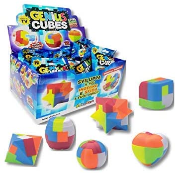 Sbabam Genius Cube 2283. Magic puzzle cube. Display 12 units. – TopToy