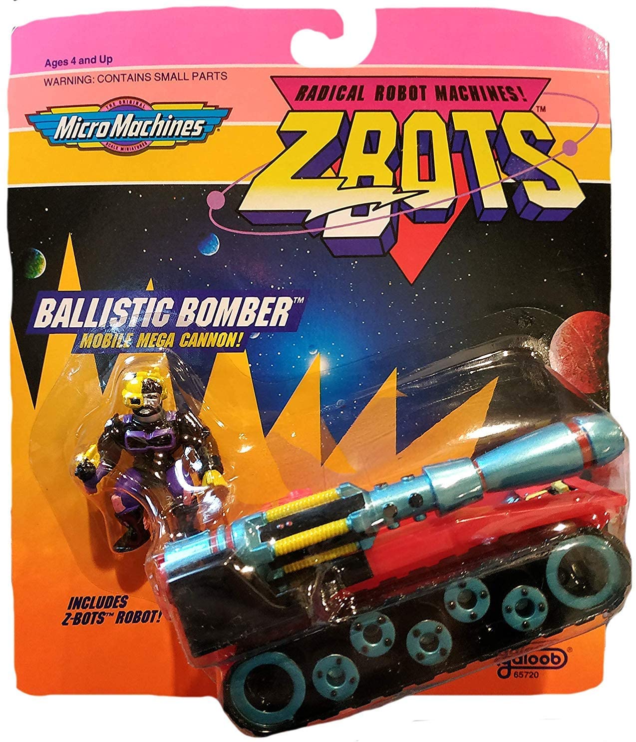 Galoob 4 Vehicles + 4 Characters – Z Bots Micro Machines – Radical ...