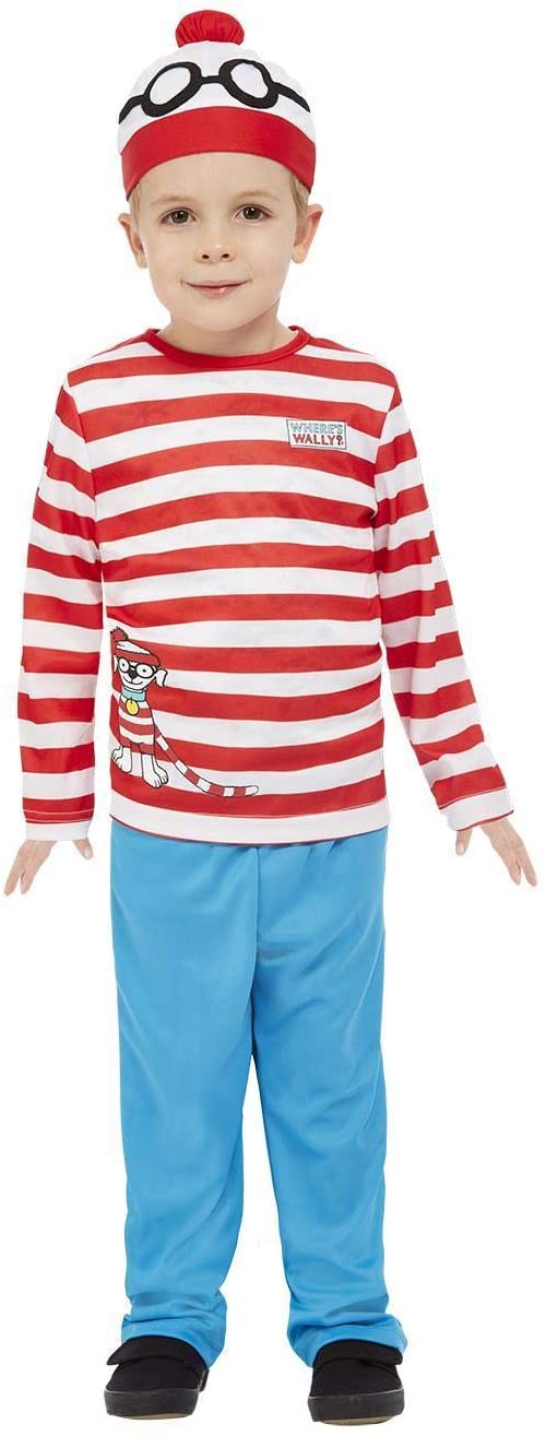 Smiffys Boy’s Smiffys Officially Licensed Where’s Wally Costume Smiffys ...