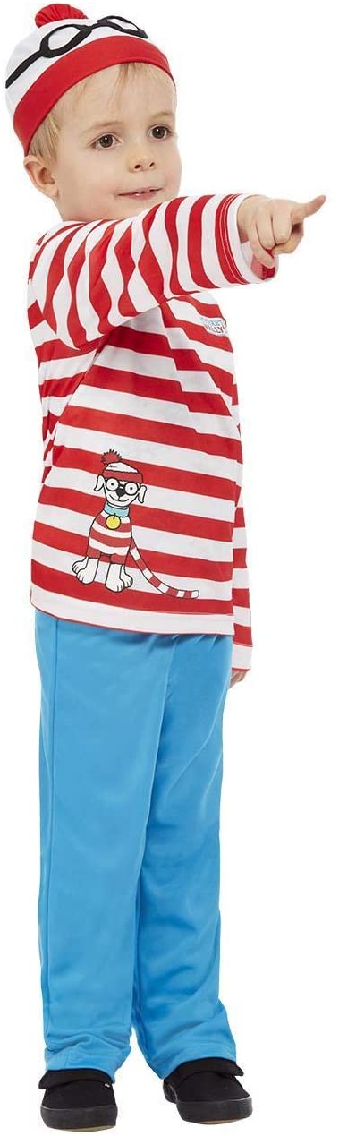 Smiffys Boy’s Smiffys Officially Licensed Where’s Wally Costume Smiffys ...