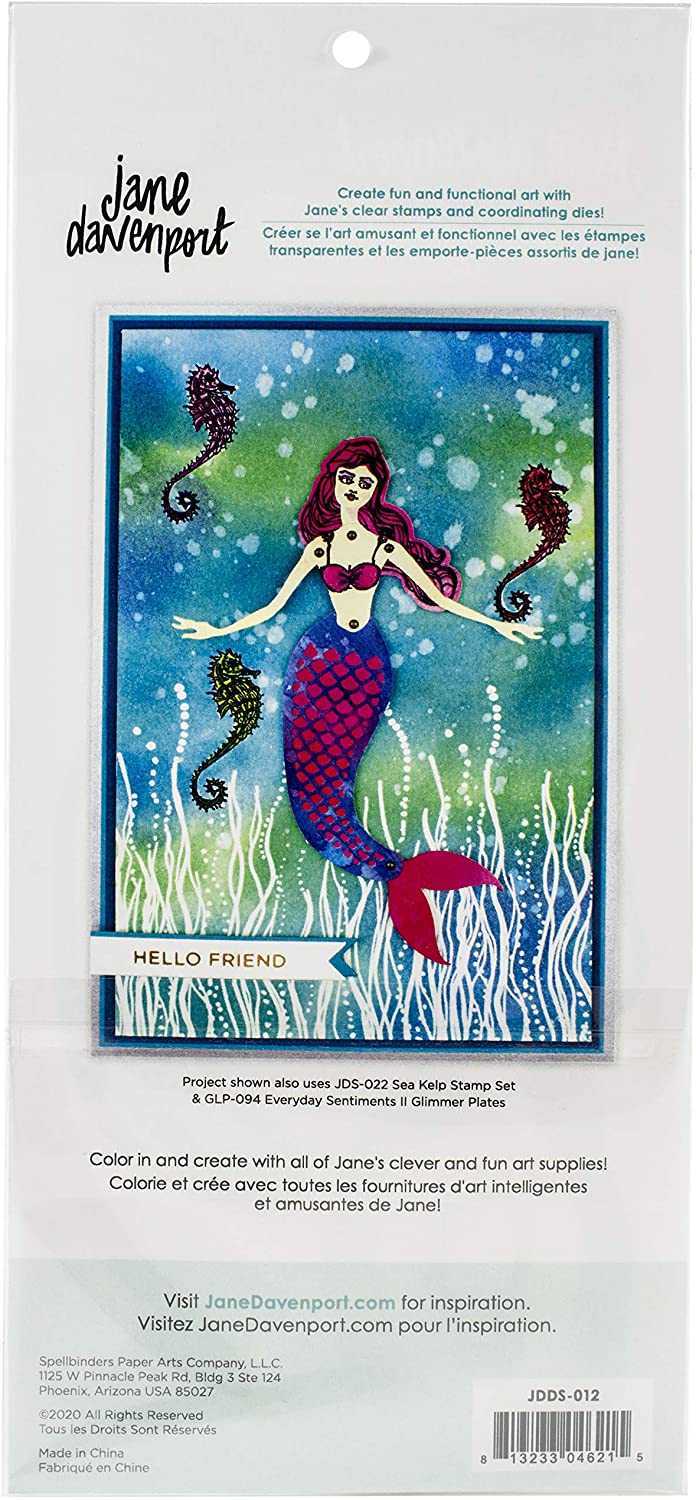 Spellbinders Paper Doll Stamp and Die Set Marvelous Mermaids by Jane ...