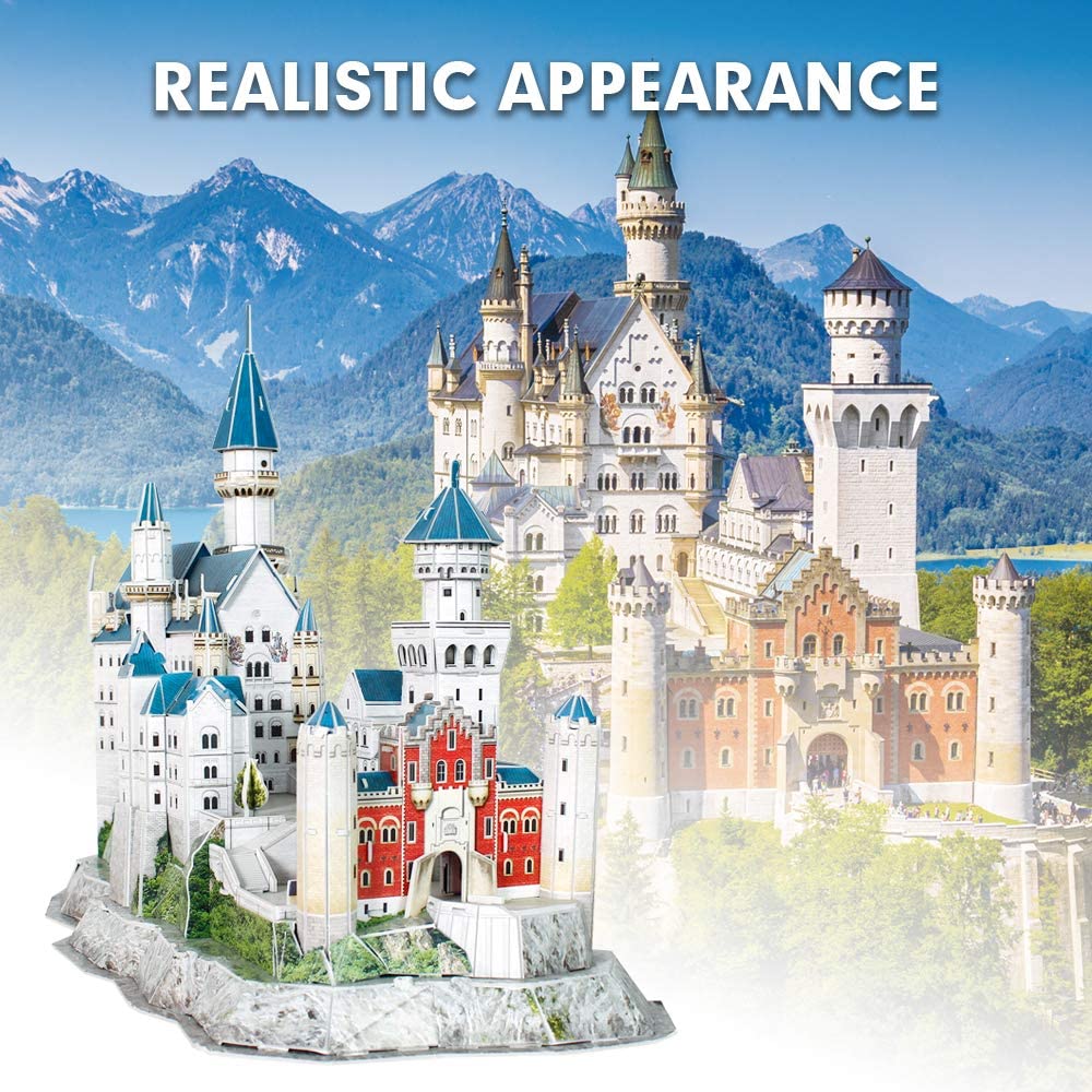 CubicFun 3D Jigsaw Puzzles for Adults and Kids Neuschwanstein Castle ...