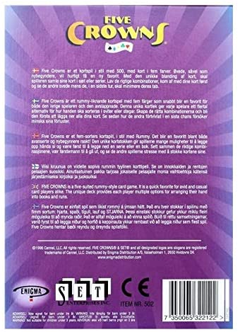 Enigma – Five Crowns – The Five-Suited Rummy-Style Card Game – TopToy