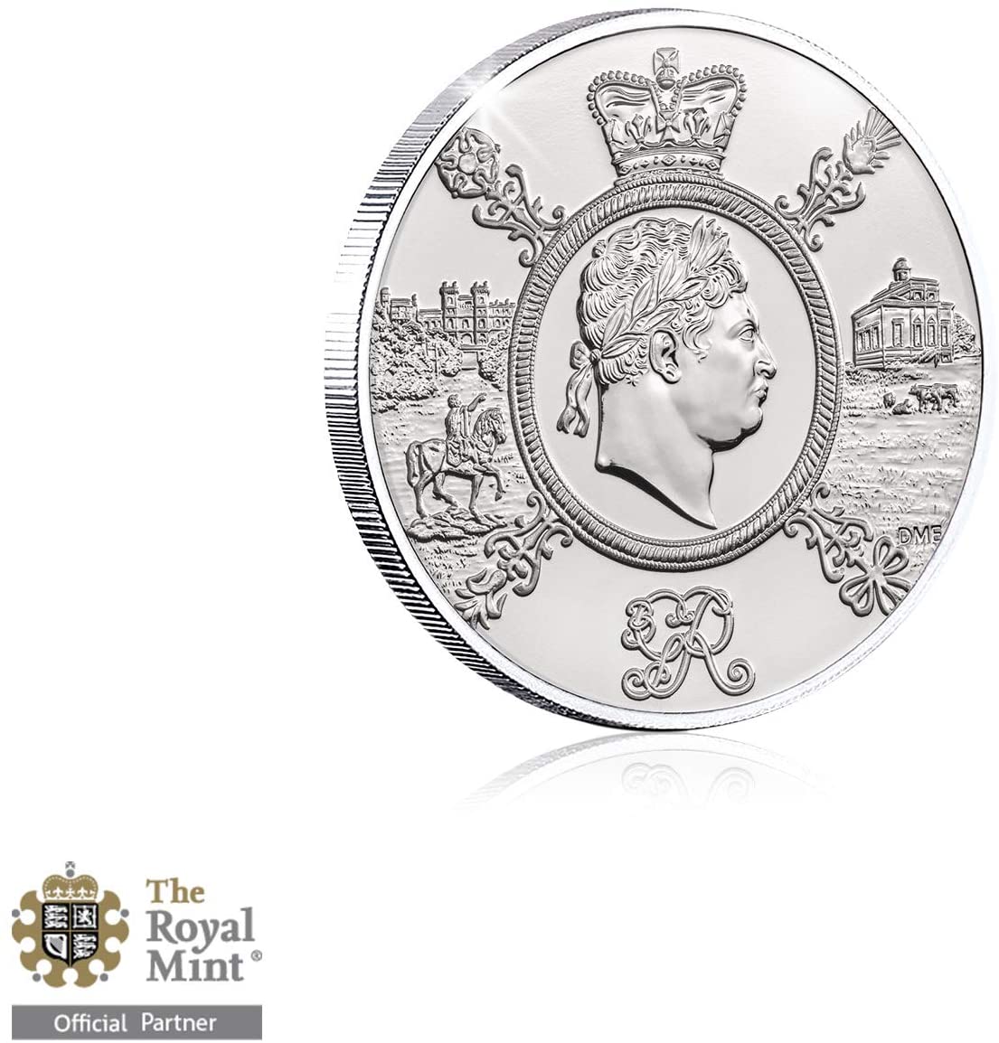 The Koin Club Royal Mint King George III £5 BU Official Five Pound Coin ...