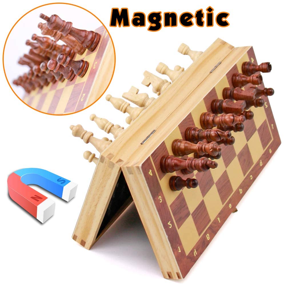 Chess Set Kids Board Games-Draughts with Chess Pieces Chess Board Kids ...