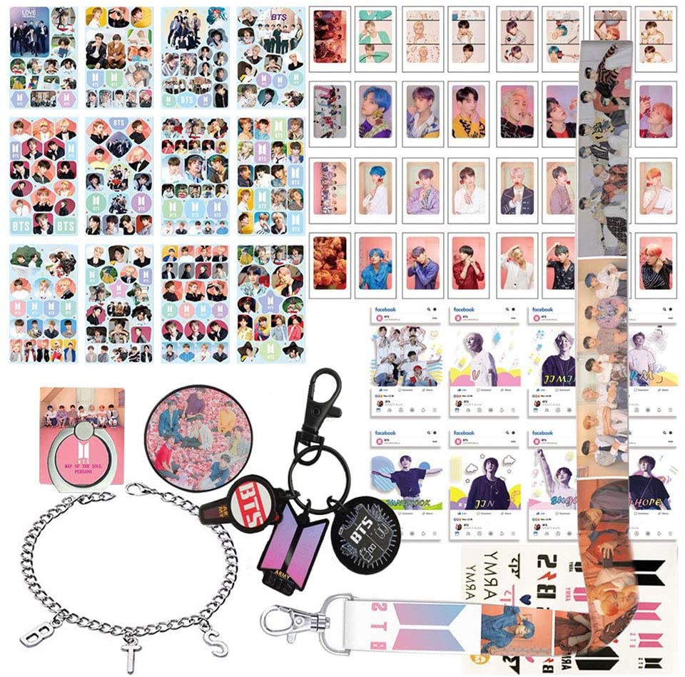 BTS Fans Gift Set, BTS Gift Set for Army – 32 BTS Lomo Cards / 12 BTS ...