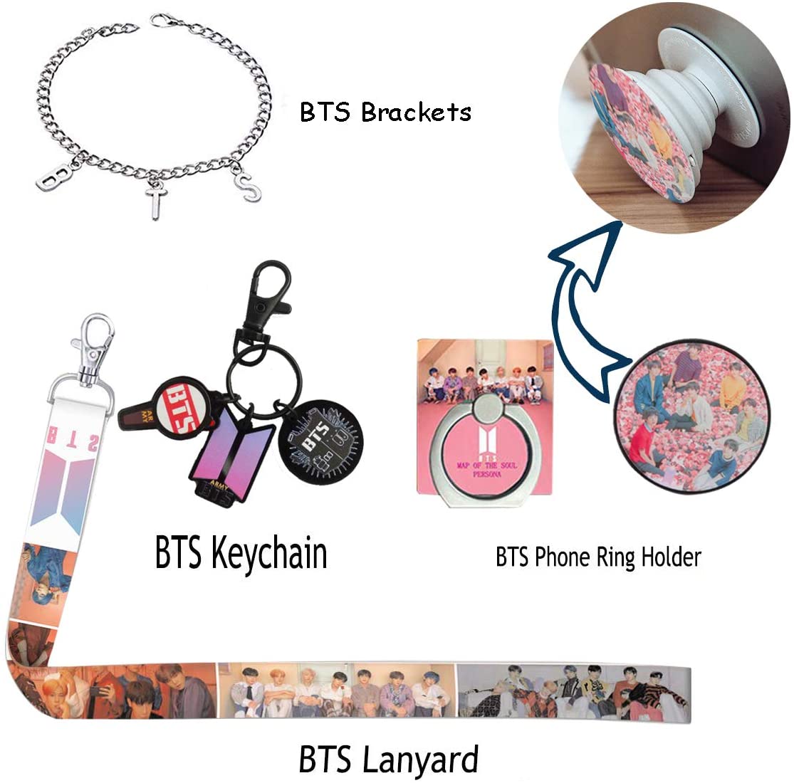 BTS Fans Gift Set, BTS Gift Set for Army – 32 BTS Lomo Cards / 12 BTS ...