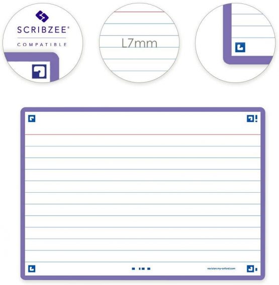 Oxford Flash 2.0 A6 Flash Cards (Pack of 80) a6 Violet – TopToy