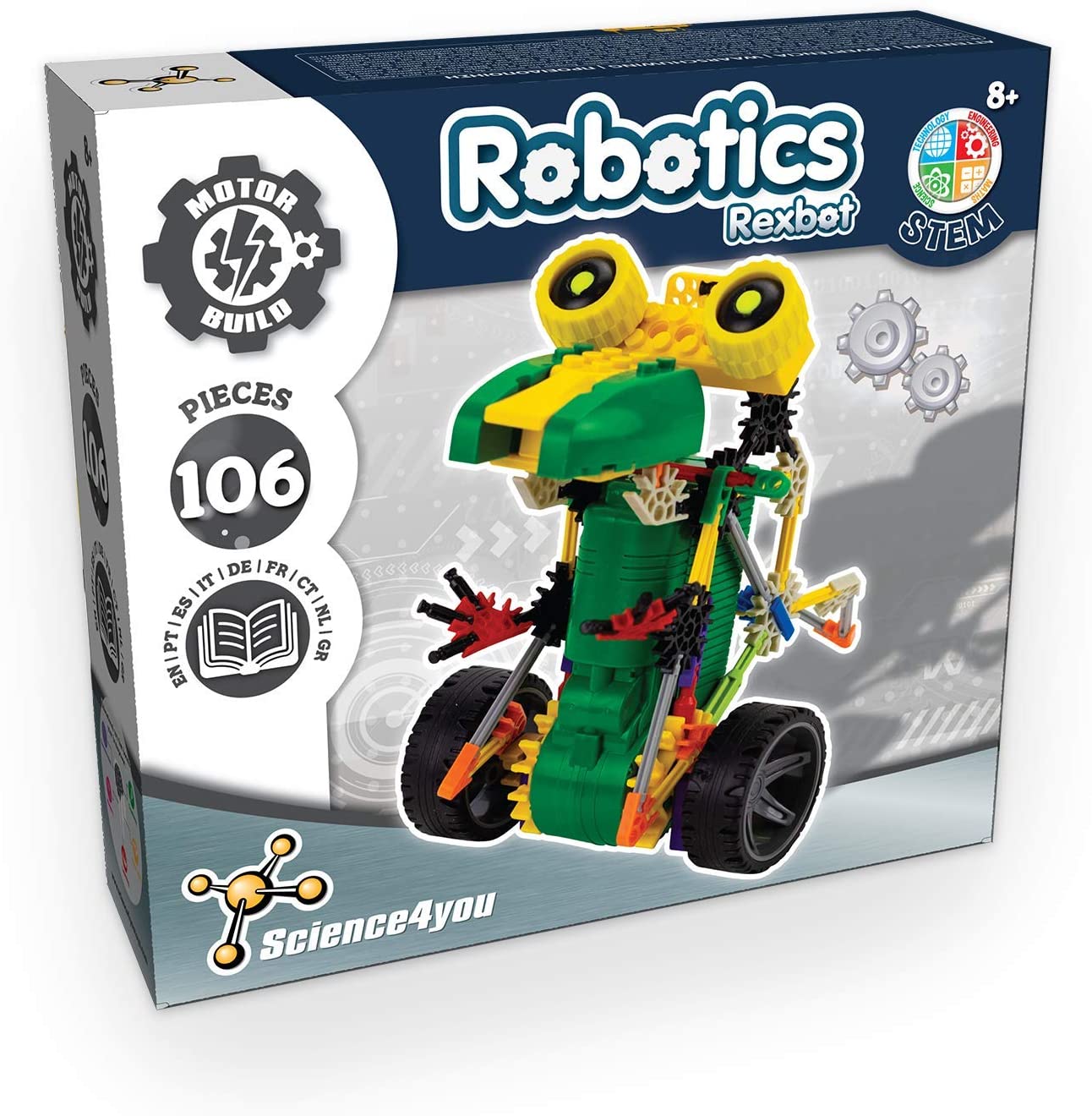 Science4you Robotics Rexbot – Robot Building Toy for Kids Age 8-14, Kit ...