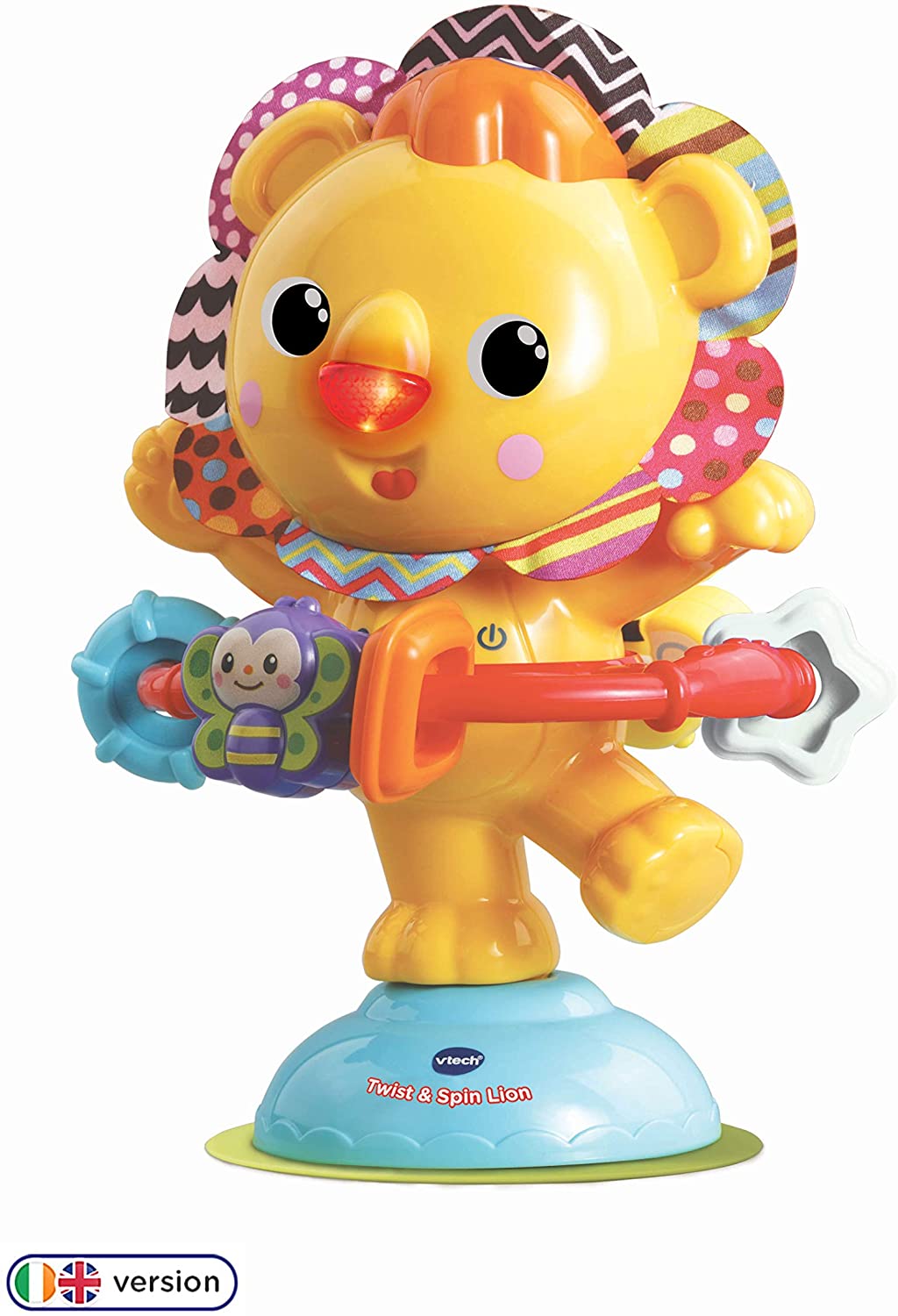 VTech Twist and Spin Lion, Baby Music Toy for Sensory Play, Educational ...