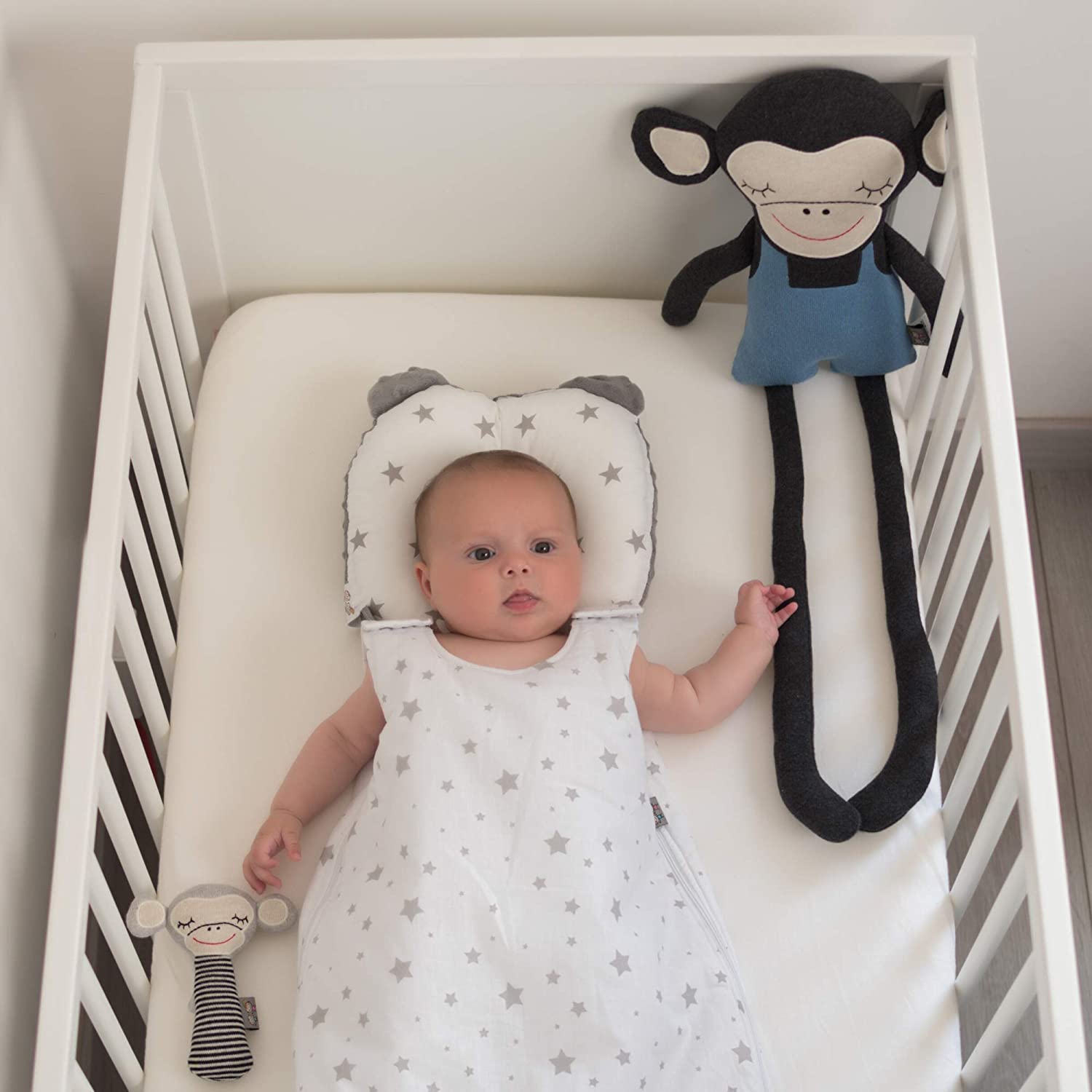 Sevira Kids Cotton Rattle Monkey – TopToy