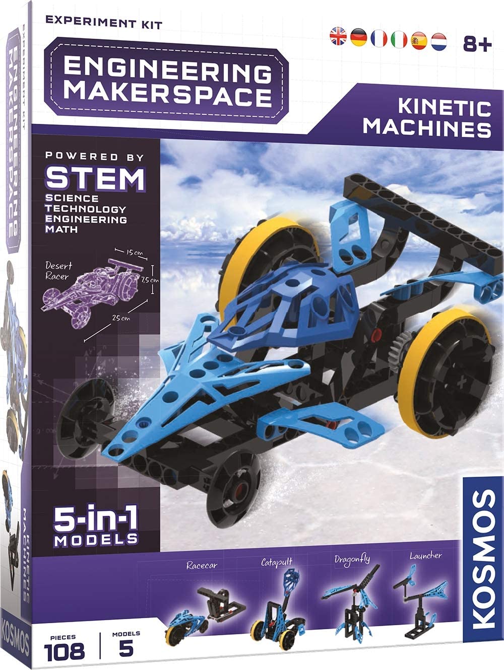 Kosmos 665128 Engineering Makerspace – Kinetic Machines Science Kit ...