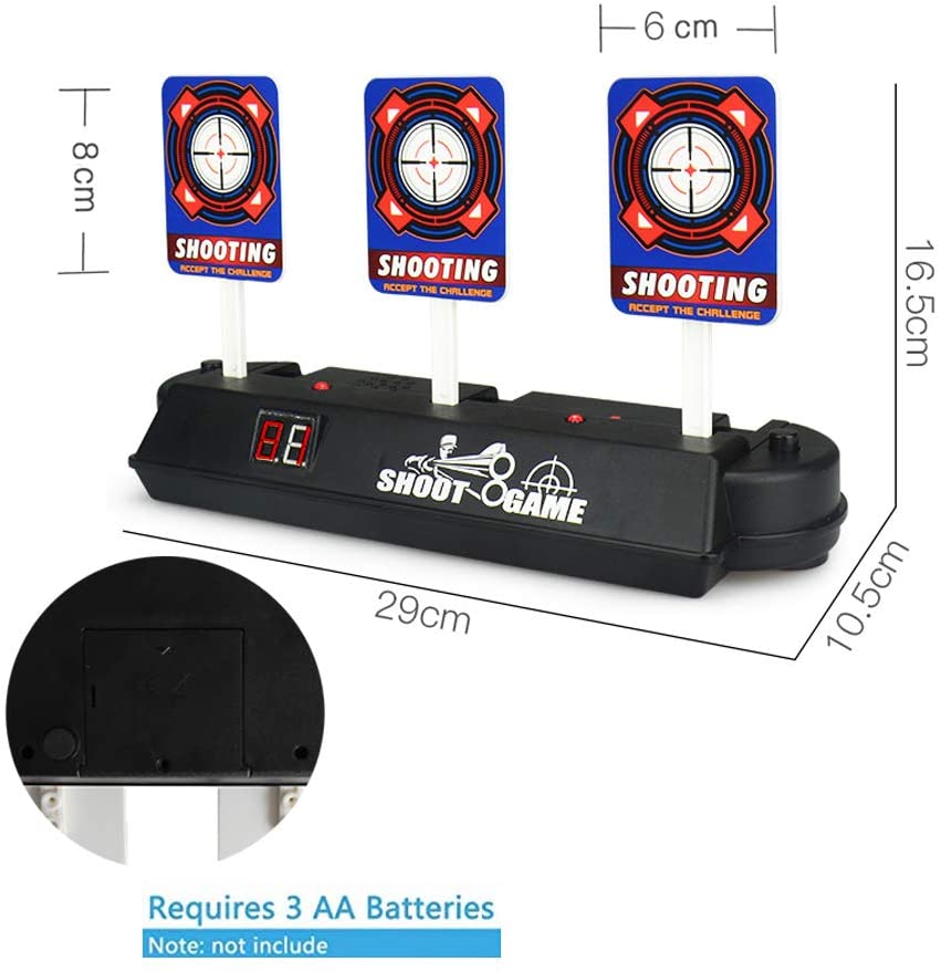 Coltum Digital Target for Nerf, Auto Reset Electric Shooting Target ...