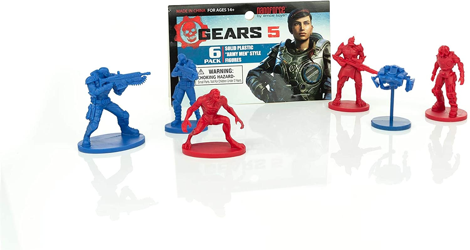 toynk Gears 5 Nanoforce Army Builder Pack | Includes 6 Gears Of War ...