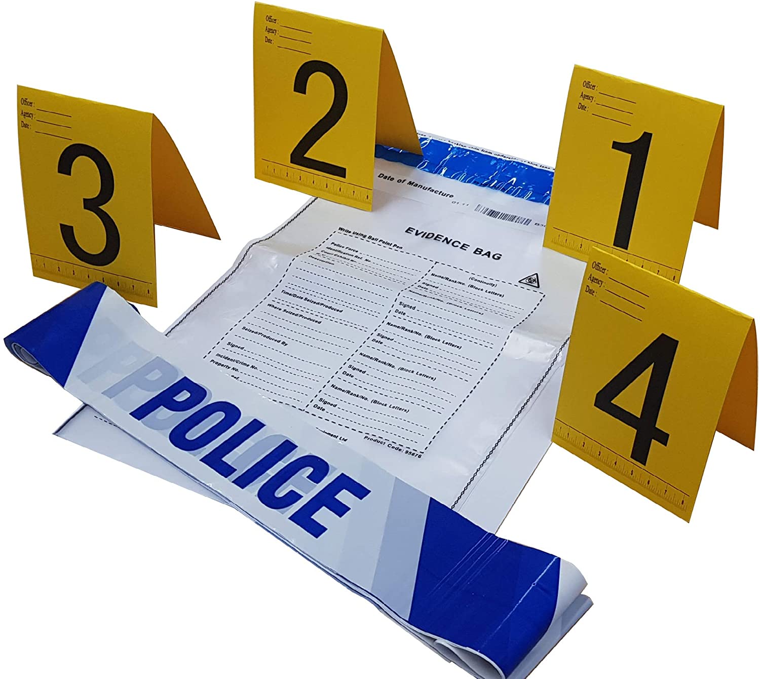 Kobe1 Police Crime Scene Kit:Police Barrier Tape(6m),Tamper Proof ...