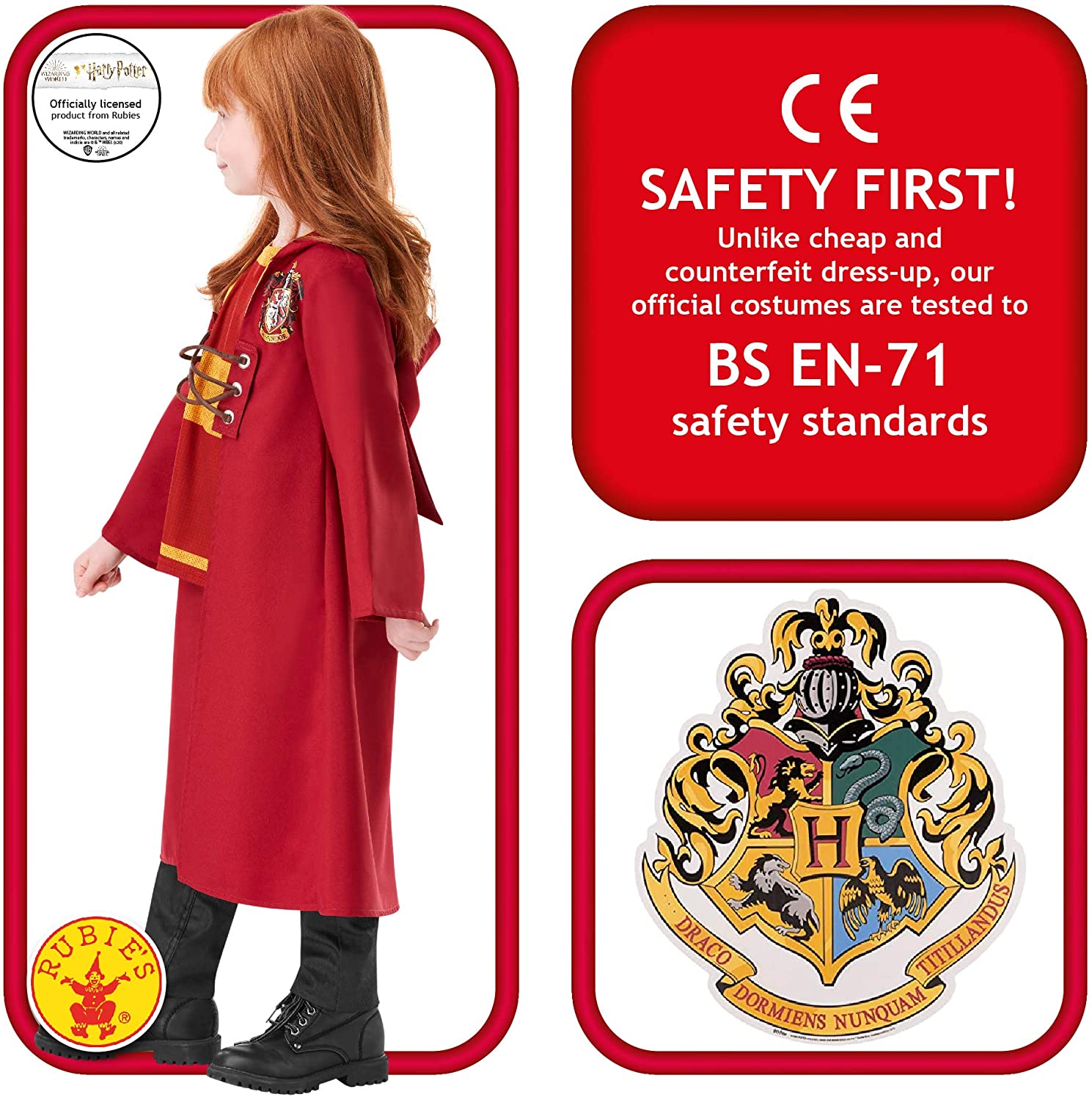 Rubie’s Official Harry Potter Quidditch Robe Childs Costume – TopToy