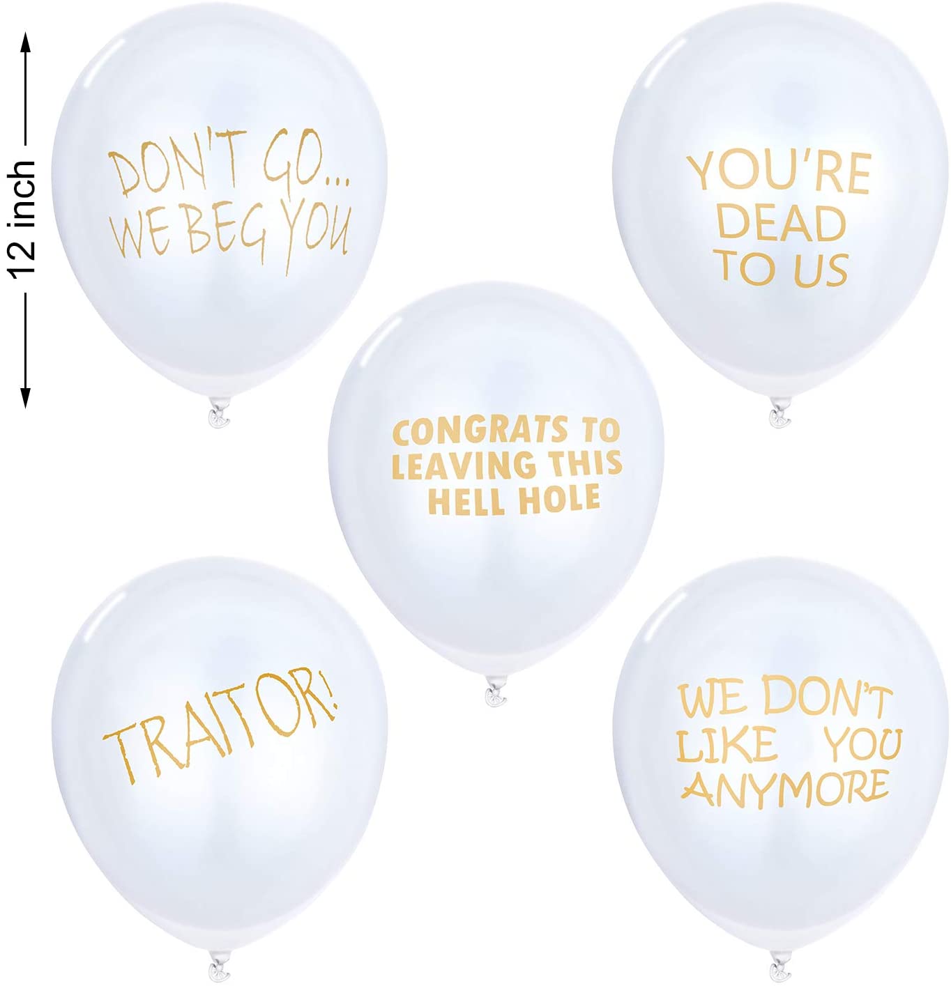21 Pieces Last Day Office Party Supplies Traitor Banner Coworker Going ...