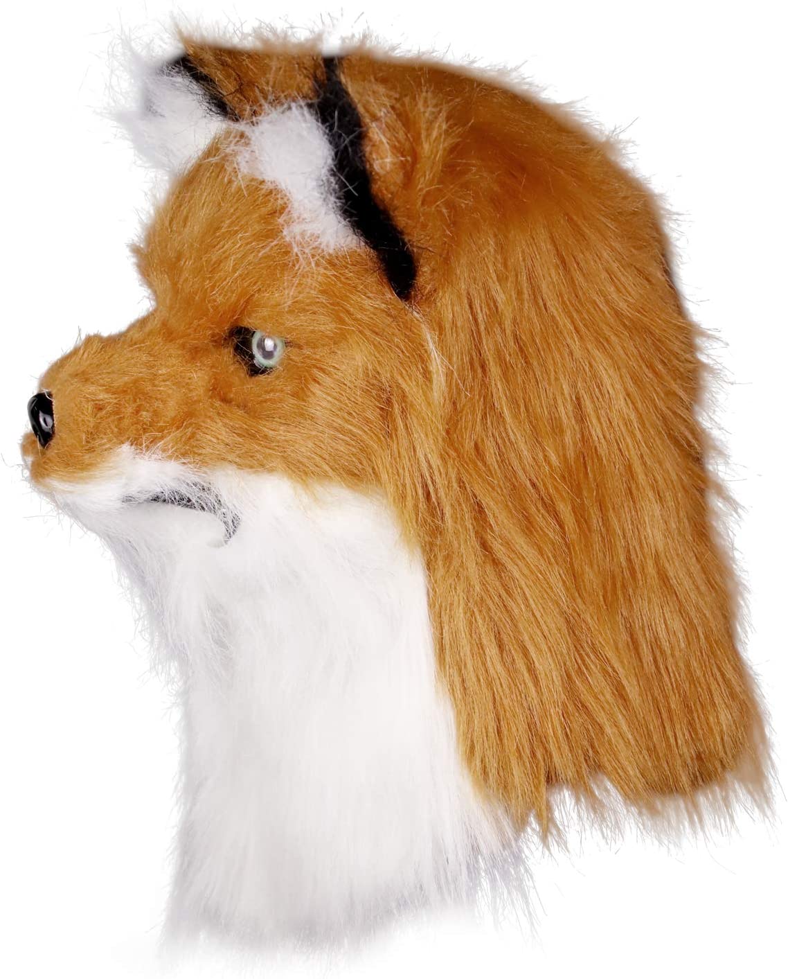 molezu Movable Mouth Fox Mask, Costume Cosplay Mouth Mover Wolf Masks ...