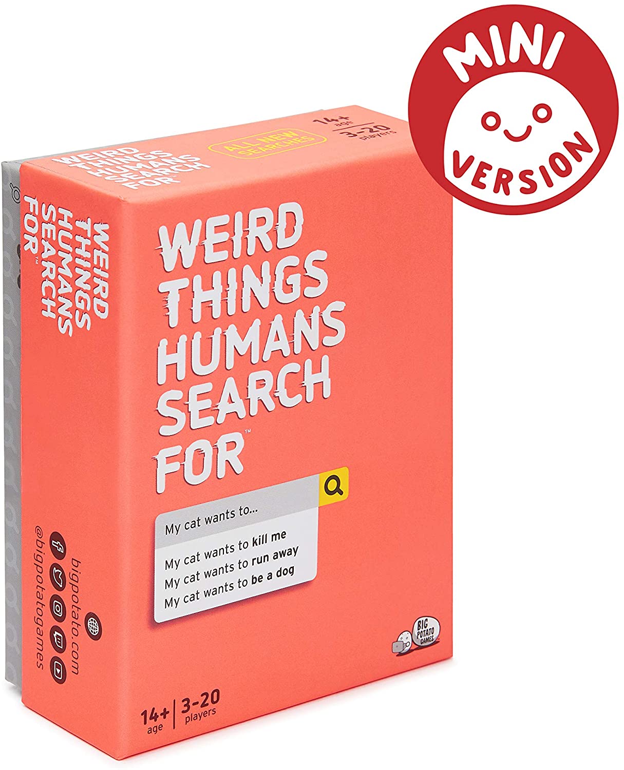 Big Potato Mini Weird Things Humans Search For: A Travel Game about the ...
