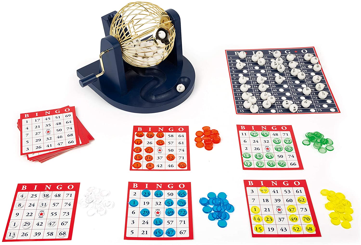 Small Foot 11406 Set, with Bingo Barrel and Accessories, a Family ...