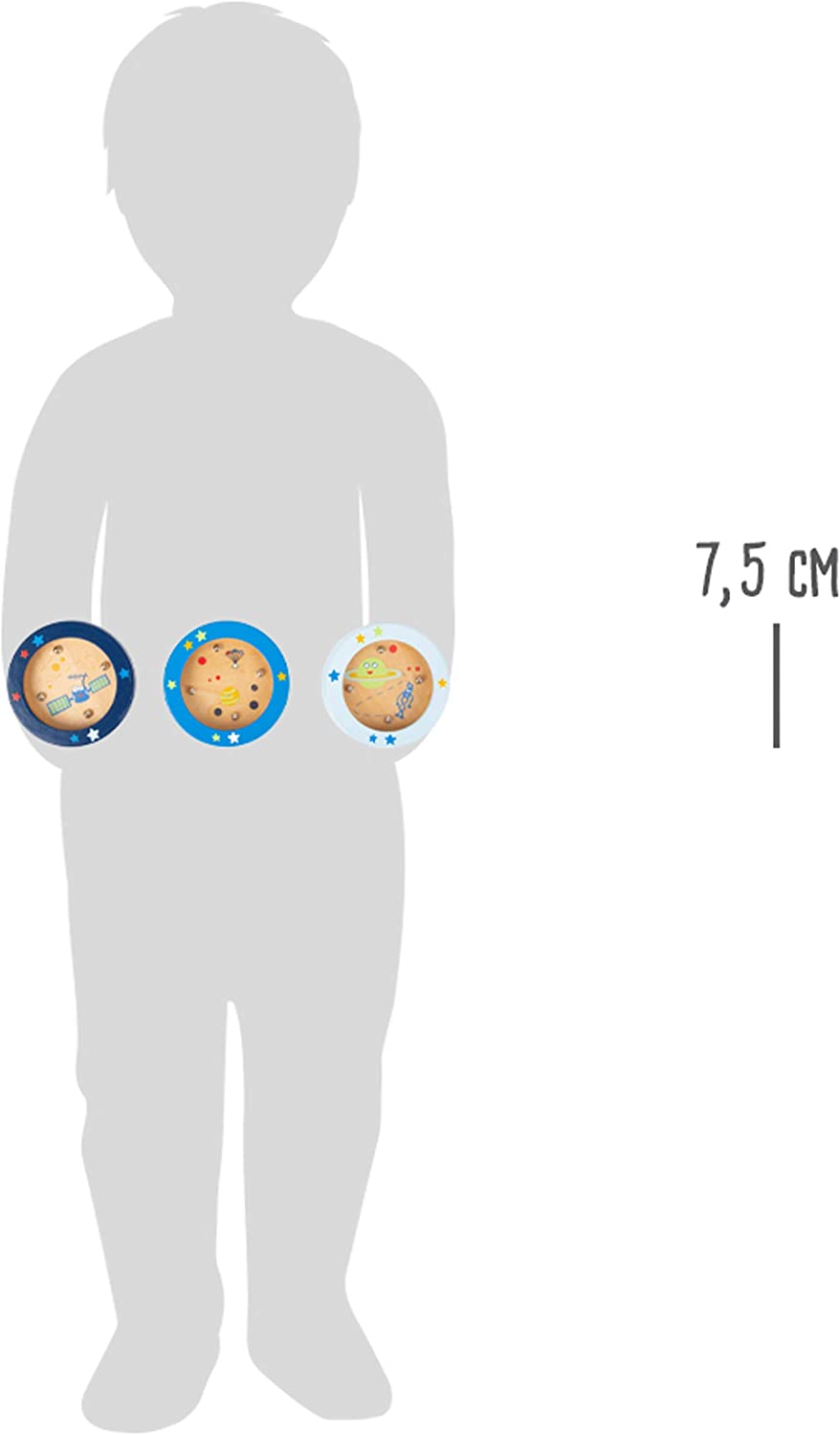 Small Foot 11447 Mini-Labyrinth Display Space, Made of Wood, Set of 12 ...