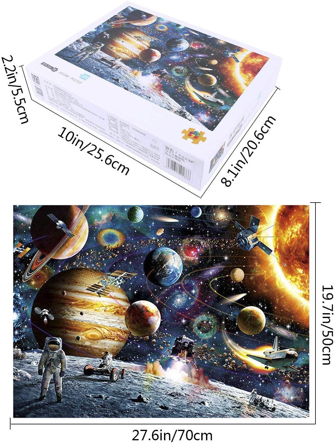 Space Puzzle 1000 Piece Jigsaw Puzzles for Adults Planets in Space ...