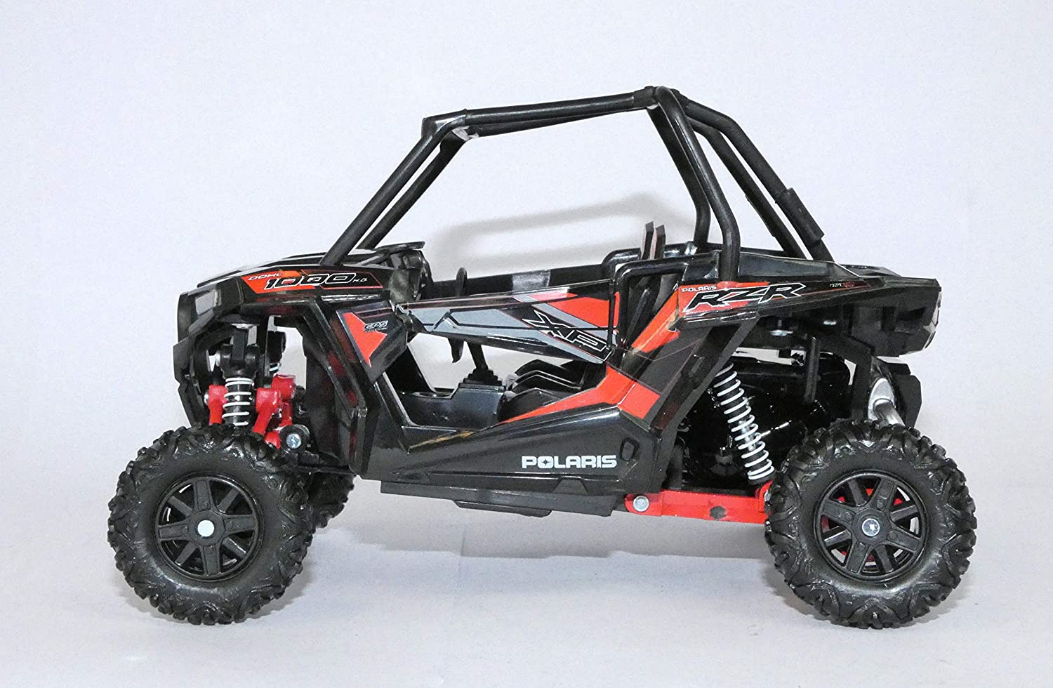 New Ray- Polaris RZR XP 900 1/18 Orange-57593 D Toy, 57593 D, Black ...