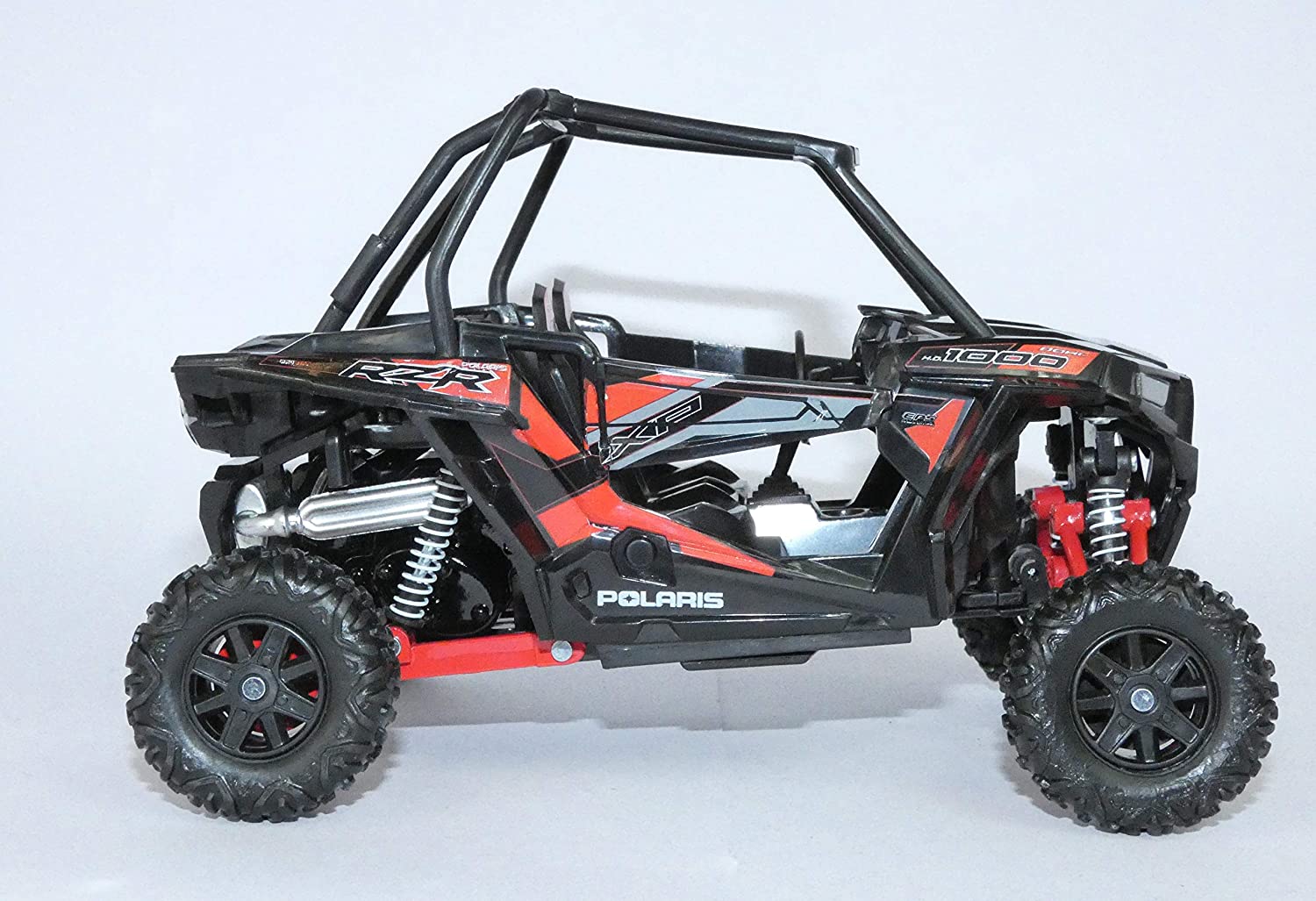 New Ray- Polaris RZR XP 900 1/18 Orange-57593 D Toy, 57593 D, Black ...