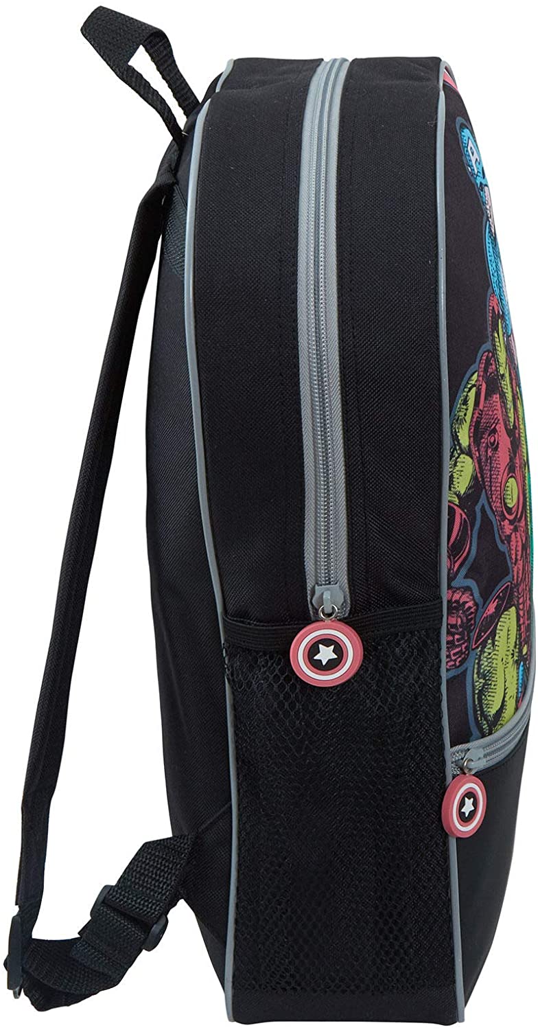 Marvel Comics Avengers Kids Backpack Large Back to School Bag Travel ...