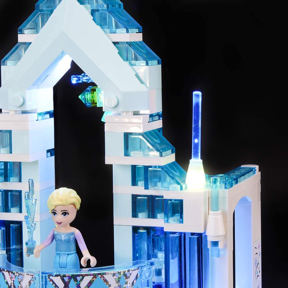 BRIKSMAX Led Lighting Kit for Frozen Elsa’s Magical Ice Palace ...