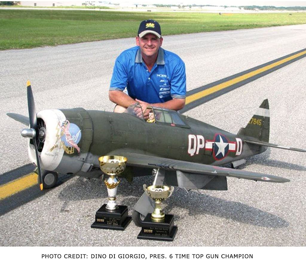 XOAR PJWWII 19×6 RC Airplane Propeller 19 Inch 2 Blade WW2 Black Wood ...