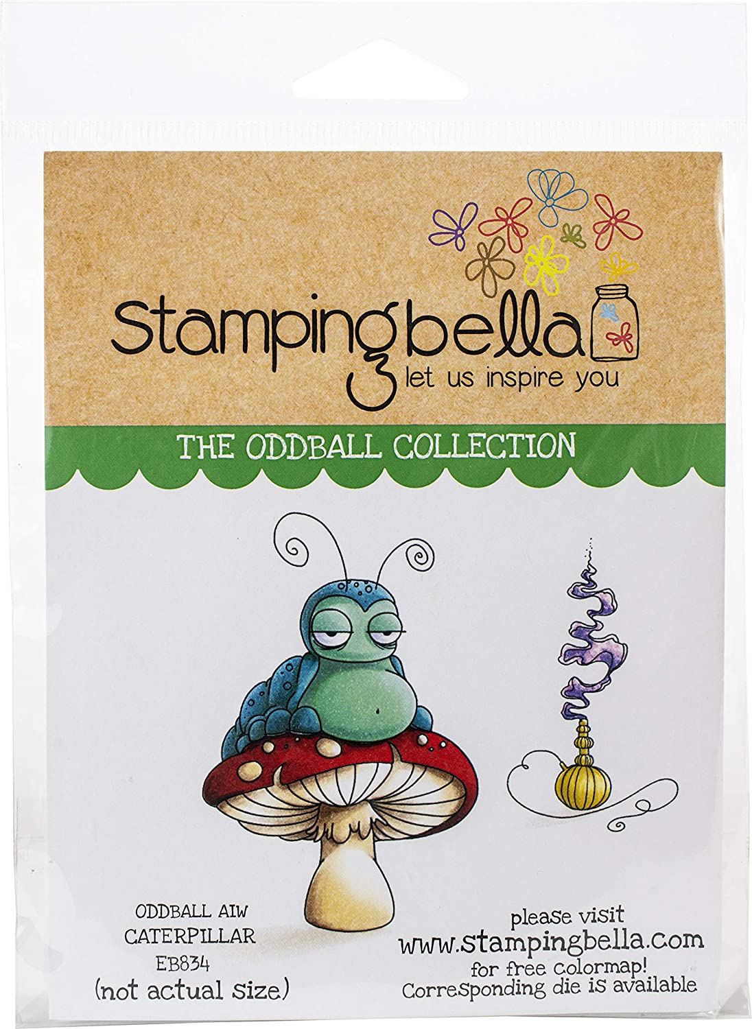 STAMPING BELLA EB834 Stamp OB CATERPI, Oddball Caterpillar, One Size ...