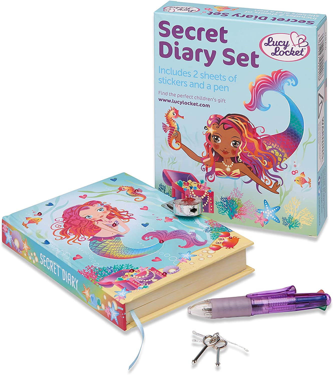 Lucy Locket – ‘Magical Mermaid’ Secret Diary for Children – Lockable ...