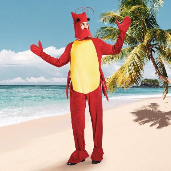 EraSpooky Unisex Sea Animals Lobster Costume Fancy Dress Halloween ...