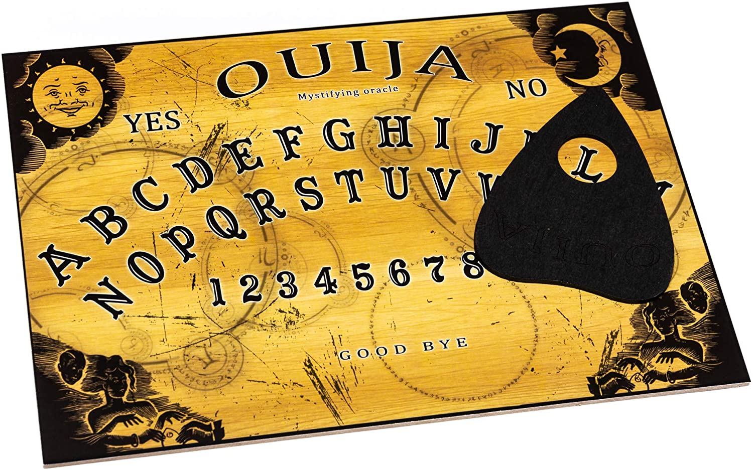 WICCSTAR Ouija Board game with Planchette and detailed instruction for ...