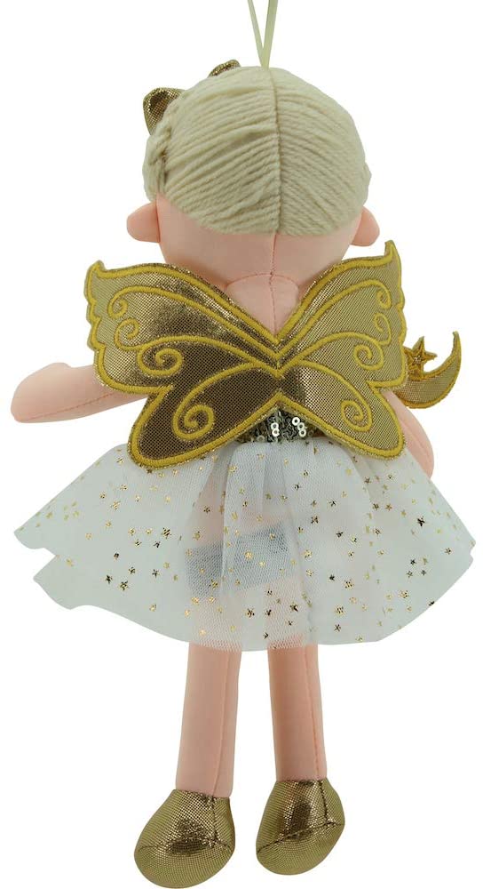 Sweety Toys 11742 Rag Doll Fairy Plush Toy Princess 30 cm Gold – TopToy
