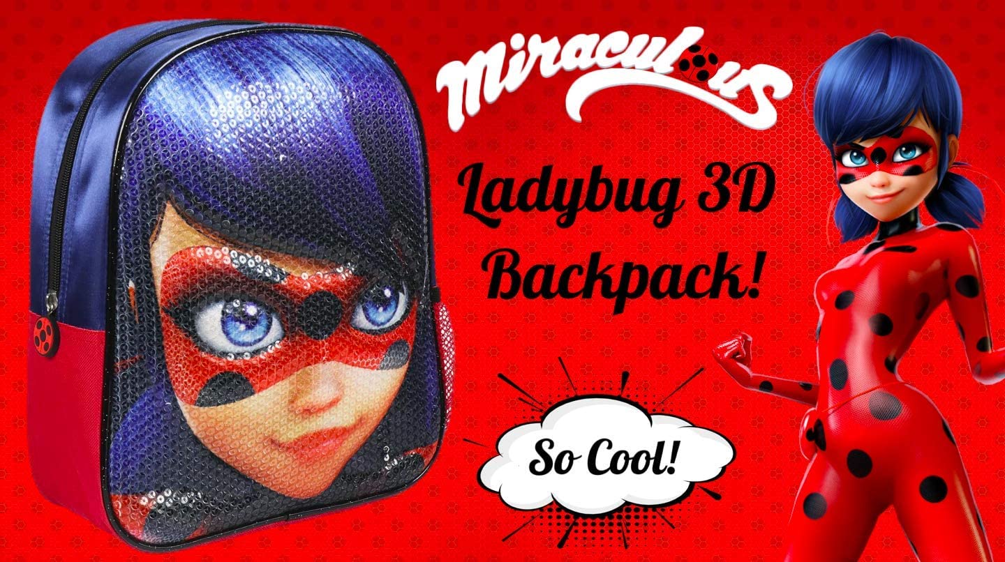 Miraculous Lady Bug Backpack, Girls Backpack, Children’s School ...