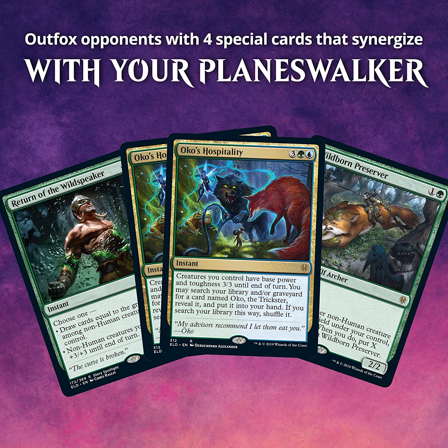 Magic: The Gathering Throne of Eldraine Oko Planeswalker Deck – TopToy