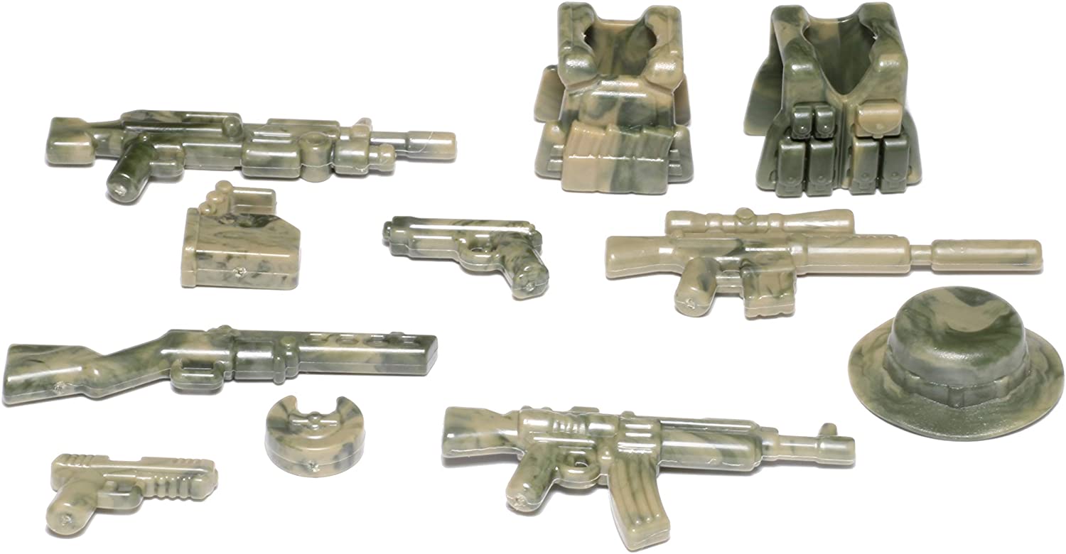 BrickArms Camo Combat Pack Charlie | Custom Weapon Pack | Compatible ...