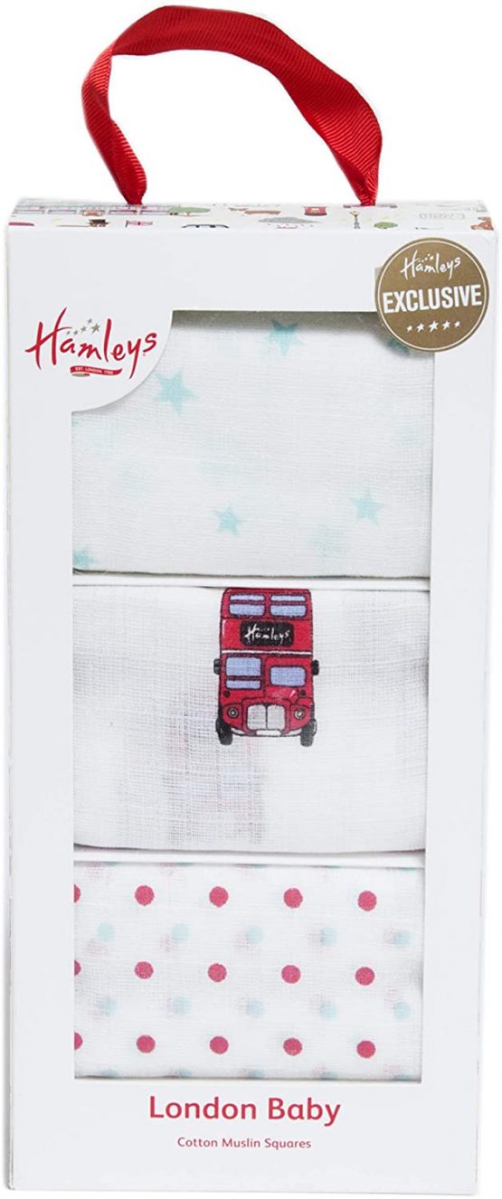Hamleys London Baby Muslin Three Pack – TopToy