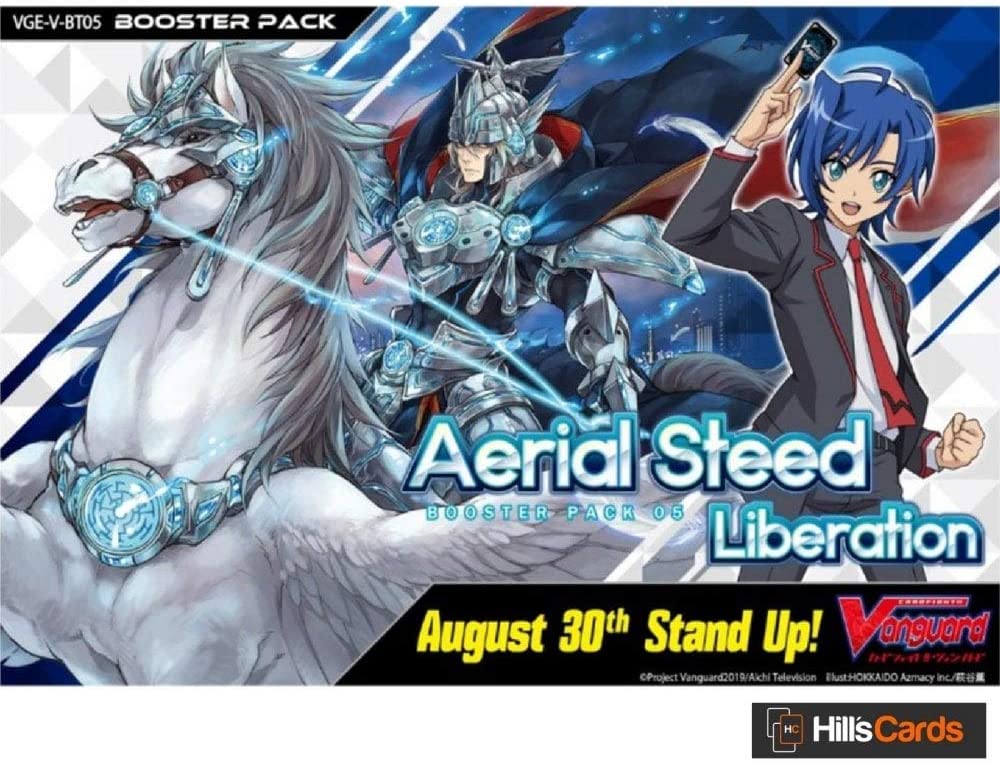Cardfight Vanguard VGE-V-BT05-EN Aerial Steed Liberation Booster ...