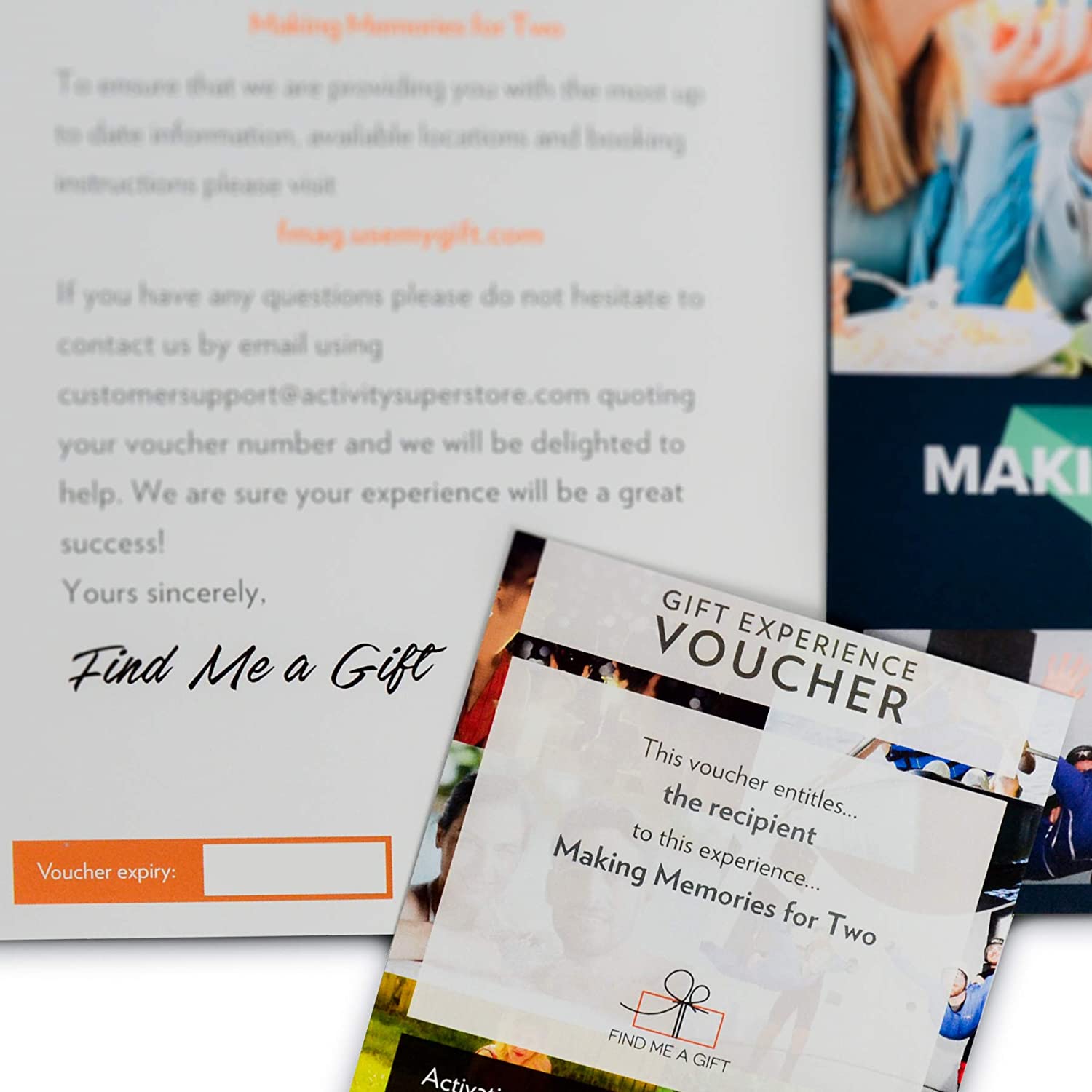 Activity Superstore Making Memories for Two – Gift Experience Voucher ...