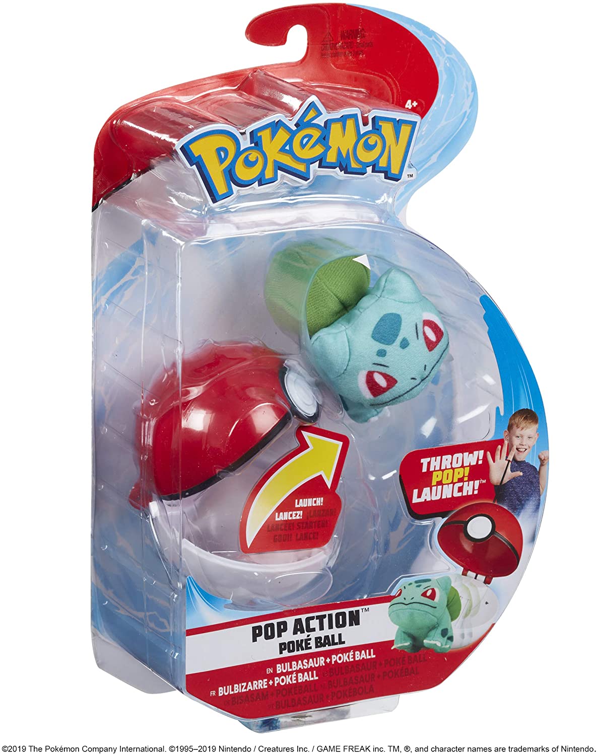 Pokemon PoKéMoN 674 95104 Pop Action Poke Ball-Bulbasaur, Multicolor ...