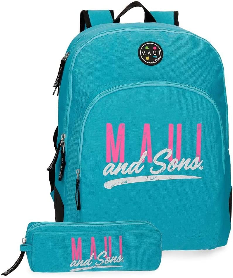 Maui and Sons Hawai Double compartment Backpack + School Pencil case ...