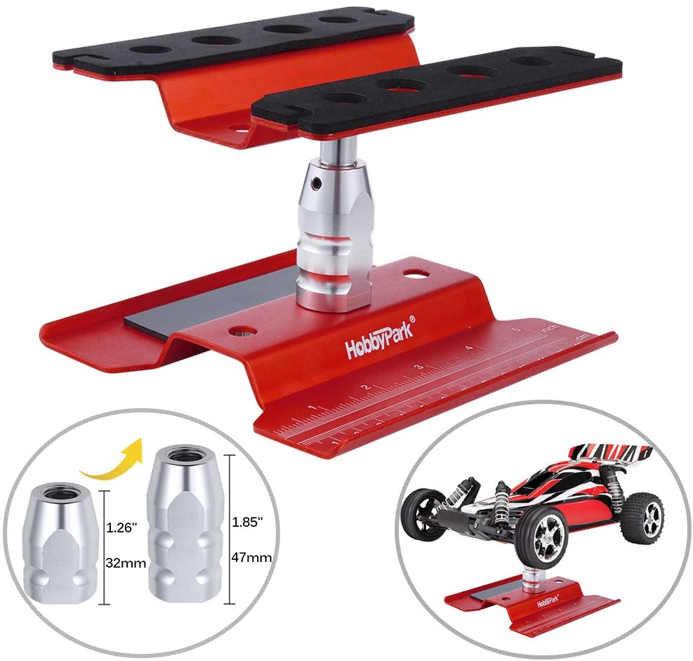 RC Car Work Stand Repair Workstation Aluminum 360 Degree Rotation Lift ...