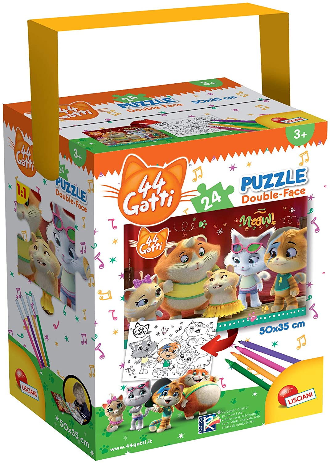 Lisciani 76253 44 Gatti Puzzle, Multicolour – TopToy
